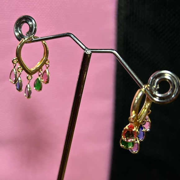 Jewelry | 325 Dangle Hoop Earrings | Poshmark